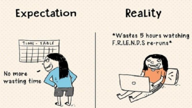 8 Foto Ekspektasi Vs Realitas Resolusi di Tahun Baru 8 Foto Ekspektasi Vs Realitas Resolusi di Tahun Baru