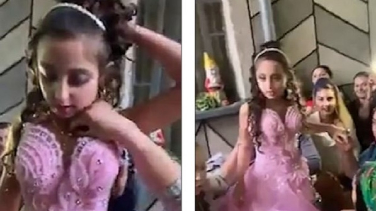 Foto Heboh Video Viral Gadis 8 Tahun Dinikahkan Orangtuanya