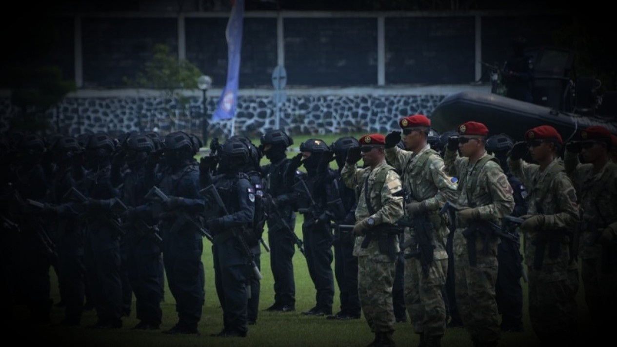 Foto Kolonel Samson Melesat Jadi Komandan Pasukan Khusus Marinir TNI