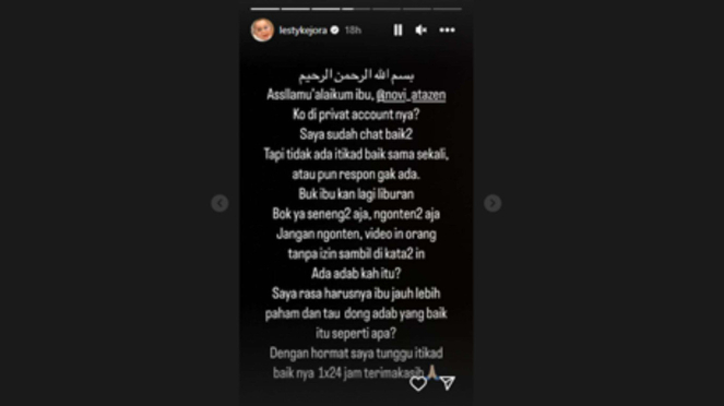 Lesti Kejora Labrak Selebgram Novi Atazen Gegara Disindir Cekik dan Banting Lesti Kejora Labrak Selebgram Novi Atazen Gegara Disindir Cekik dan Banting