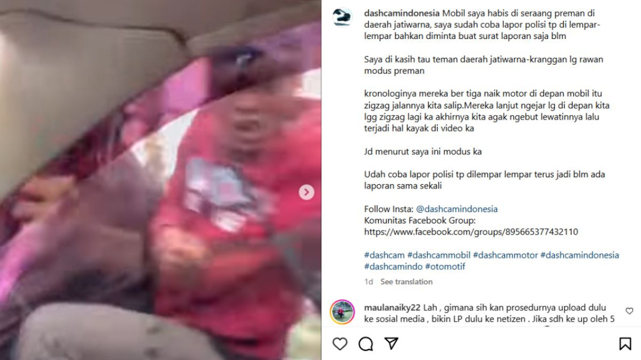 Foto Viral! Pengendara Motor di Bekasi Kejar dan Pukul Kaca Mobil ... Foto Viral! Pengendara Motor di Bekasi Kejar dan Pukul Kaca Mobil ...